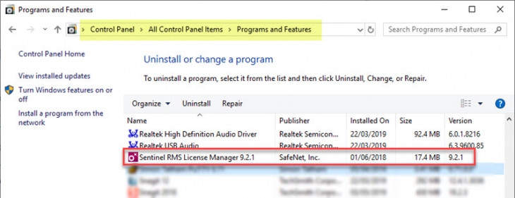 The Sentinel Rms License Manager Service Is Not Running On The License Server There Is No Lock
